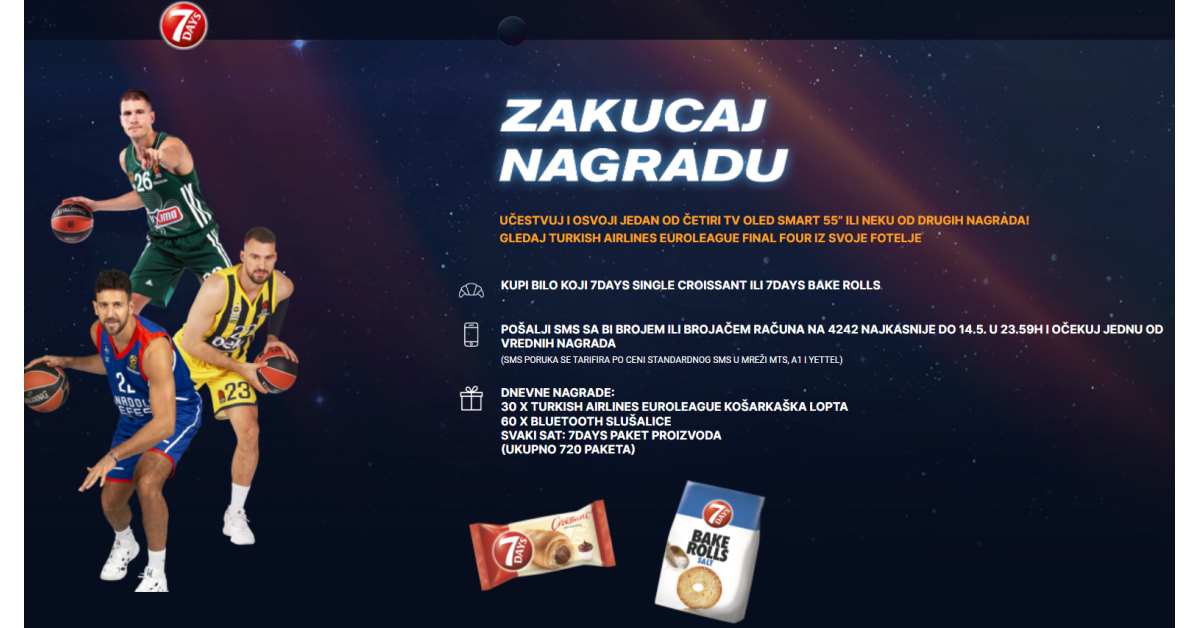 7days nagradna igra: Zakucaj nagradu - Nagradne igre Srbija