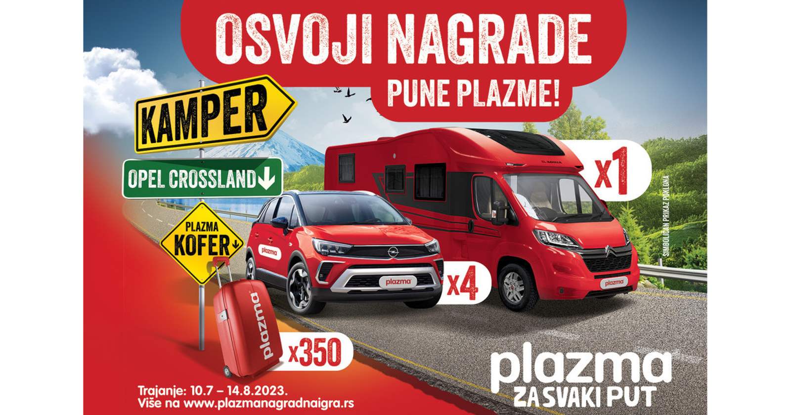 Plazma karavan dolazi u vaš grad i donosi Plazma nagradnu igru