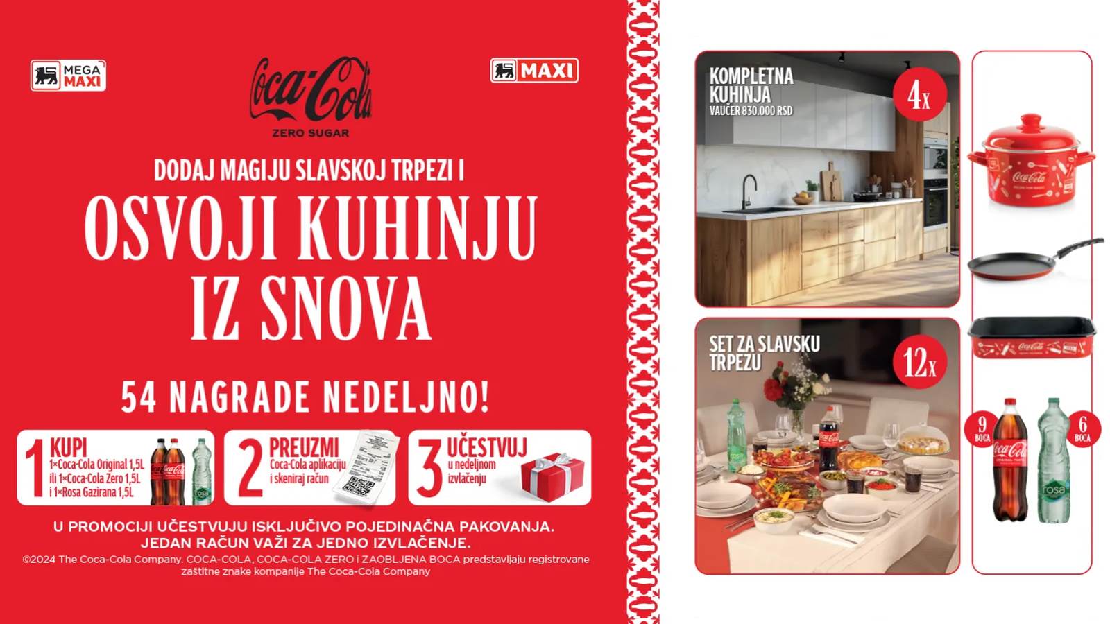 Coca-Cola nagradna igra 2024: Osvoji kuhinju iz snova i poklone