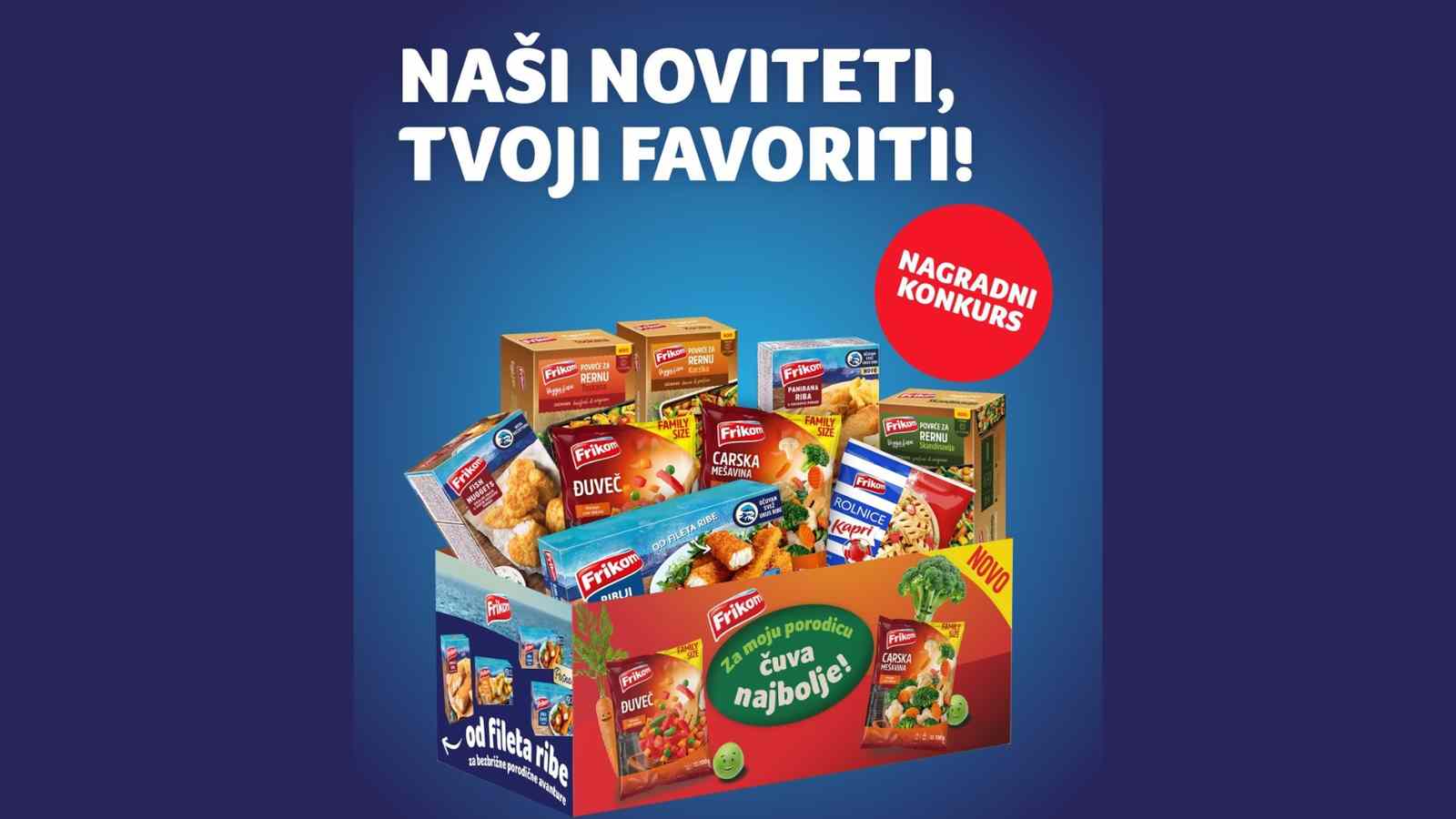 Frikom nagradni konkurs: Novi proizvodi i nove nagrade