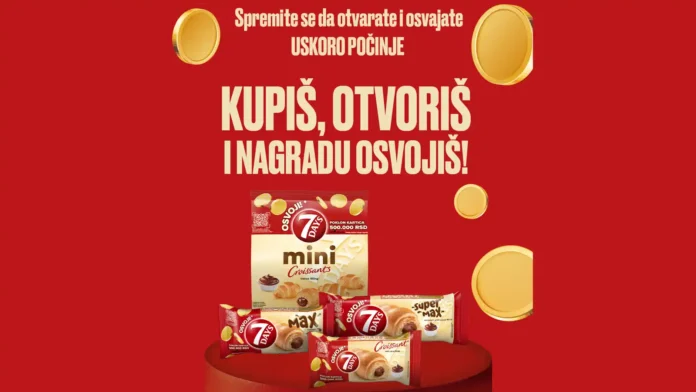 7Days nagradna igra 2025: Kupiš,otvoriš i nagradu osvojiš!
