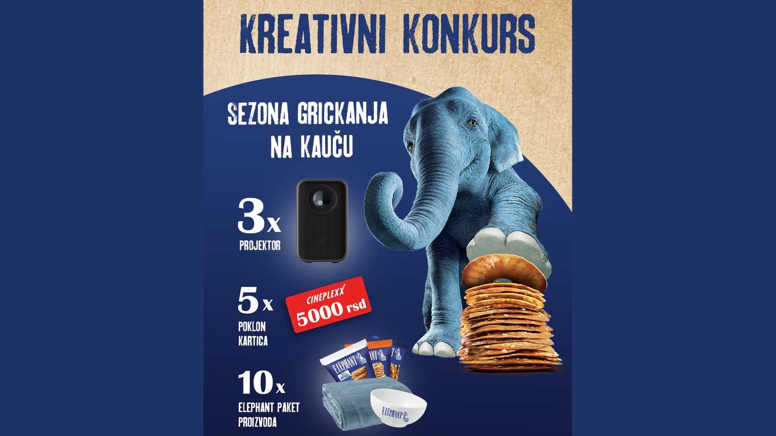 Elephant: U sezoni grickanja na kauču osvoji nagradu