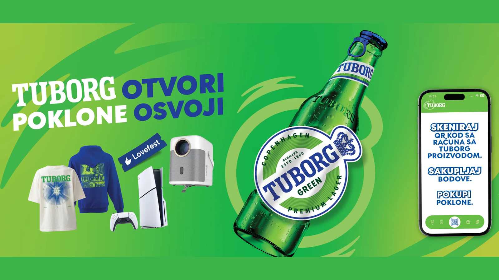 Tuborg nagradna igra: App your world 2026